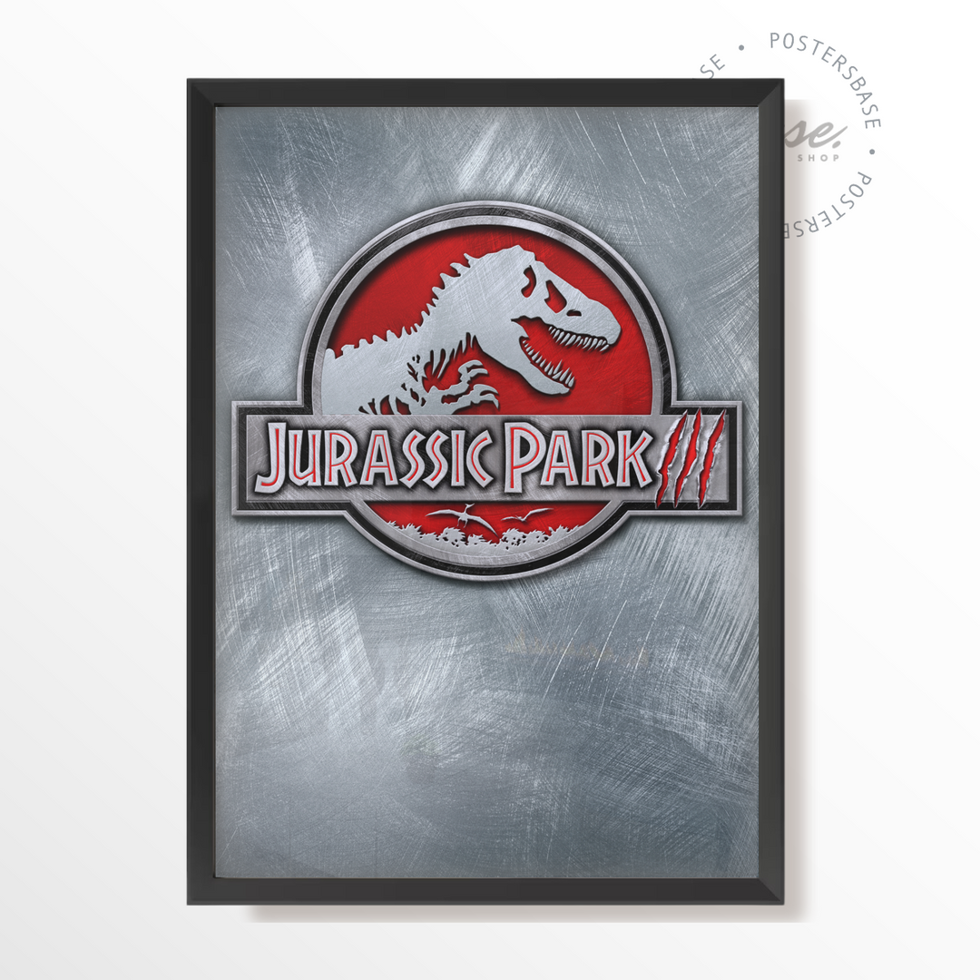 Jurassic Park 3 Poster Jurassic Park III 3D Wall Art Raw Finish